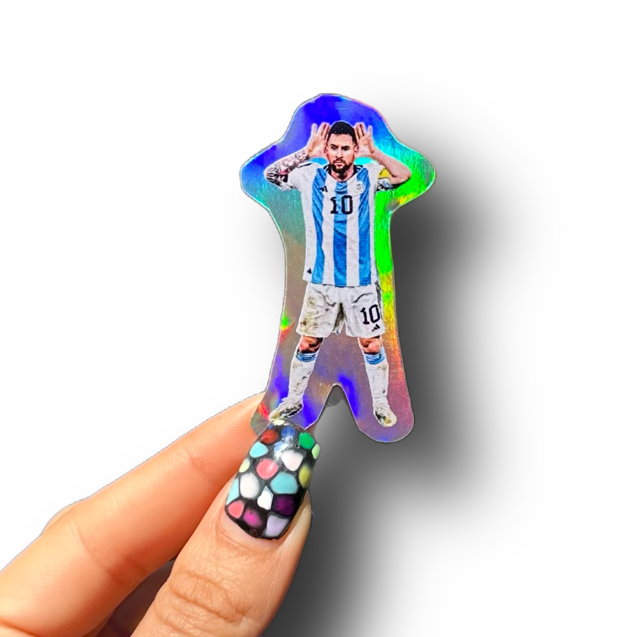 Sticker Messi Topo Gigio (Frente) – The Cualca Experience!